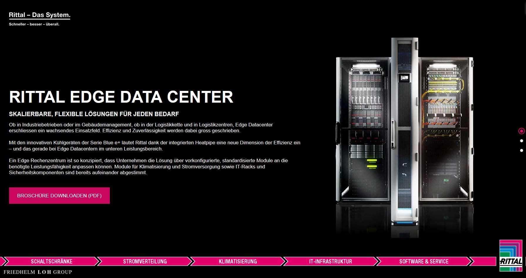 Informationen Rittal Edge Data Center